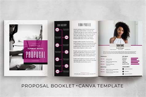 Proposal Template Runway Model Krystal Lynch Portfolio