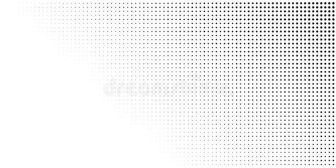 Halftone Wave Pattern Horizontal Background Using Halftone Wavy Dots Texture Stock Vector