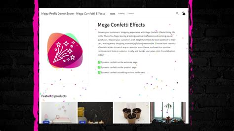 Mega Confetti Effects Mega Confetti Effects Elevate Shopping With