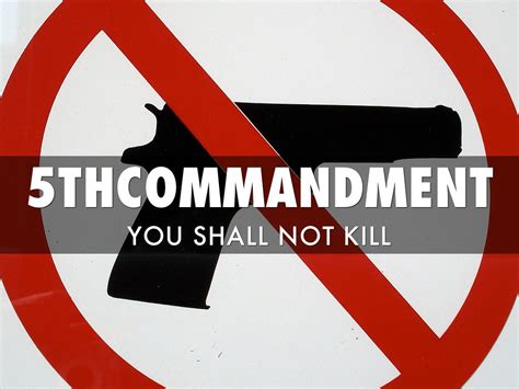 You Shall Not Kill