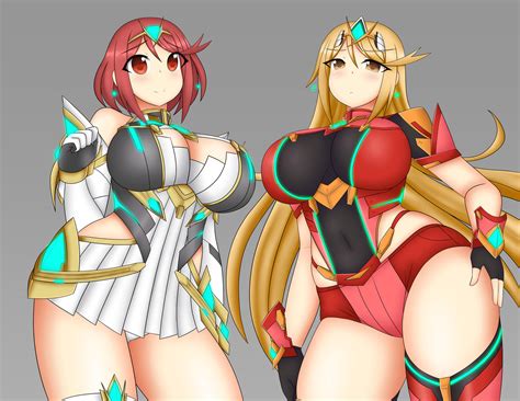 Pyra Mythra Costume Swap Xenoblade 2 By Somegu On Deviantart