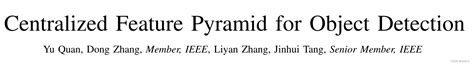 基于yolov5的cfpnet ecvblock的小目标检测，即插即用，助力检测涨点 centralized feature