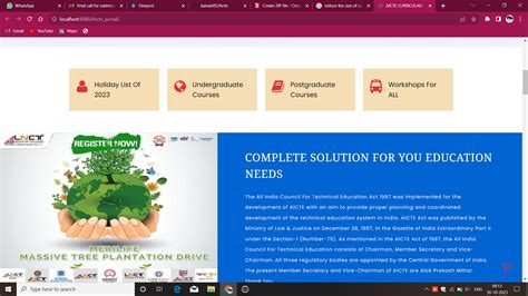 Aicte Model Curriculum Portal Devpost
