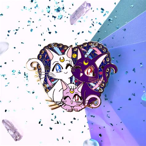Cosmic Kitties • 90s Manga Kawaii Cat Galaxy • Enamel Pin Etsy
