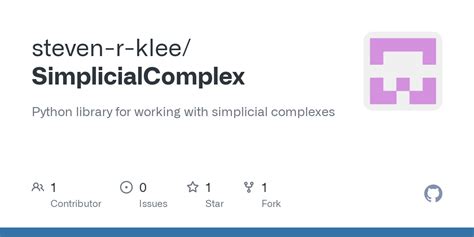 Github Steven R Kleesimplicialcomplex Python Library For Working With Simplicial Complexes