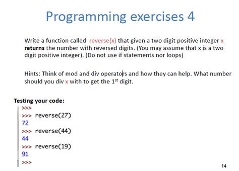 Solved Programming Exercises 4 Write A Function Called Chegg Com