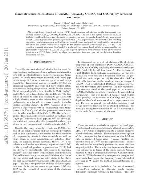 Pdf Band Structure Calculations Of Cualo2 Cugao2 Cuino2 And Cucro2