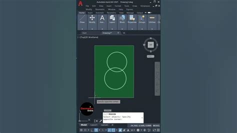 Subtract In Autocad Youtube