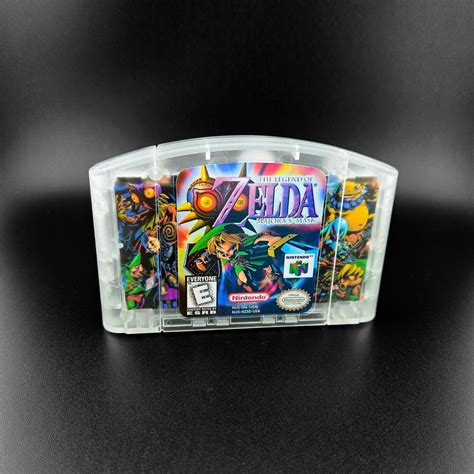 Custom The Legend Of Zelda Majoras Mask Replacement N64 Cartridge Diy