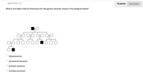 Solved Question 12 10 Points Save Answer What Is The Likely