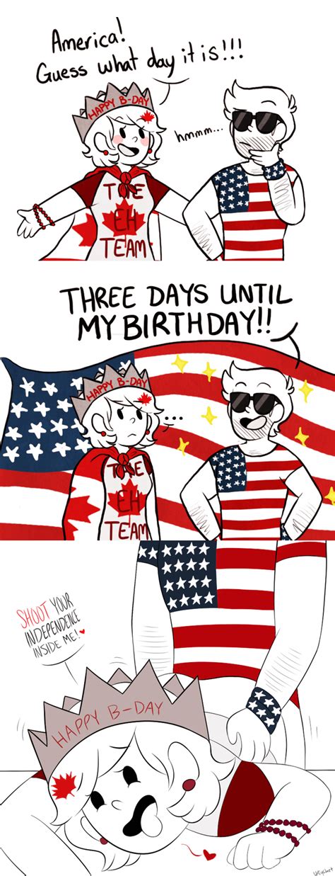 Canada Celebrating Her B Day Smashingjackkimoruu Countries Rrule34