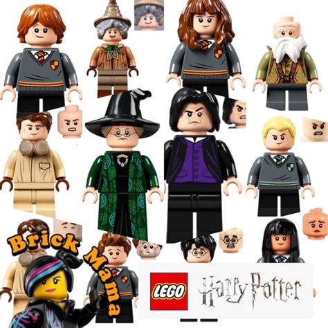 Lego Harry Potter Hermione Ron Weasley Professor Snape Mcgonagall Cedric Diggory Neville