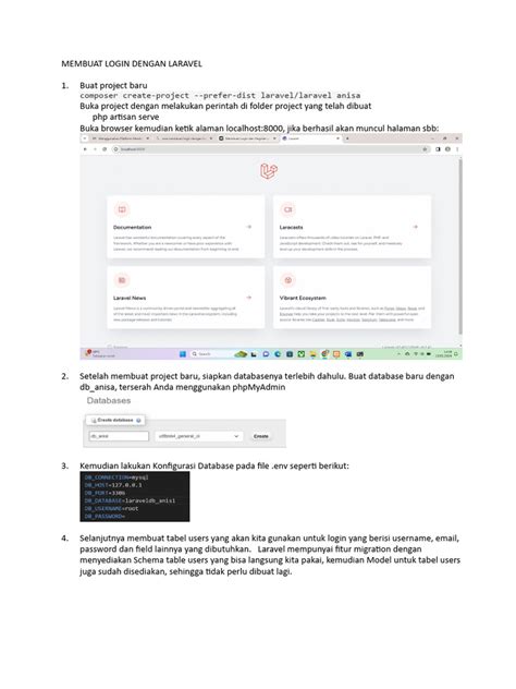 Materi Laravel Login Pdf Komputer