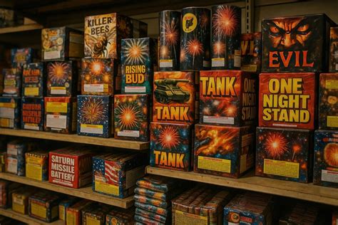 Colorful Fireworks Display Boxes Free Photo Rawpixel
