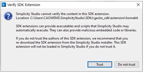 Install SDK Extensions Getting Started Simplicity Studio Users Guide Latest Silicon Labs