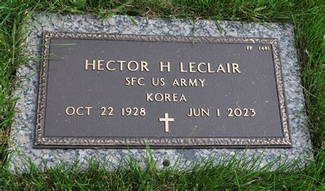 Hector H Frenchie” Leclair 1928 2023 Find A Grave Memorial