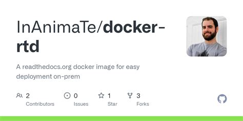 Github Inanimatedocker Rtd A Docker Image For Easy
