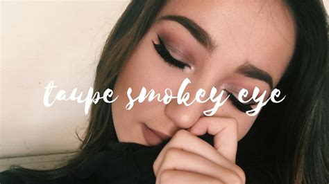 Taupe Smokey Eye Morphe X Kathleenlights Palette Youtube