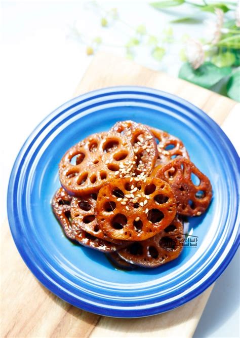 연근조림 만드는법 만들기 쫀득 아삭한 연근조림 레시피 연근요리 맛있게 하는법 네이버 블로그