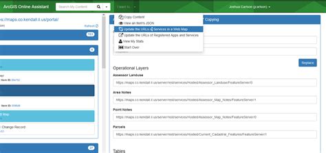swapping out rest urls and item id s in webmap json esri community