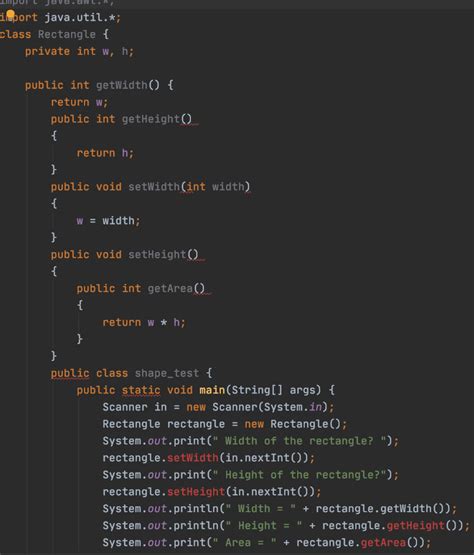 Solved Write A Class Called Rectangle That Represents A