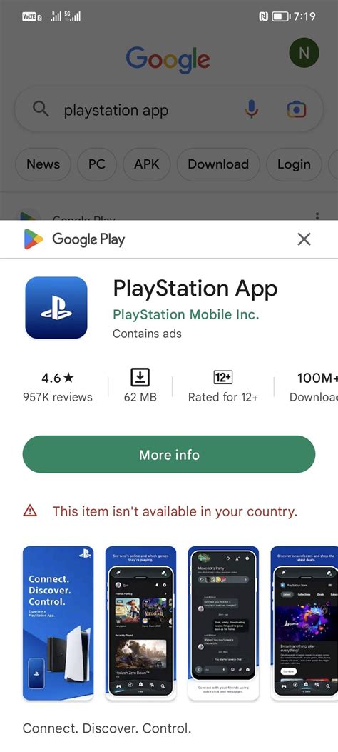 Playstation App Not Available Rdubaigaming