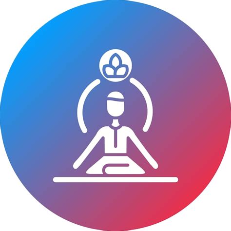 Imagen Vectorial Del Icono De Relajación Se Puede Utilizar Para La