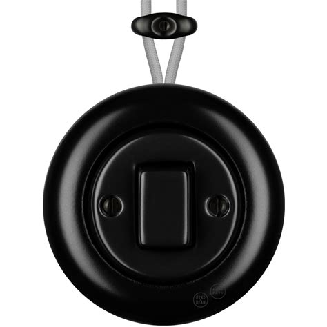 Porcelain Katy Paty Colona Round Surface Mounted Fat Button Switch