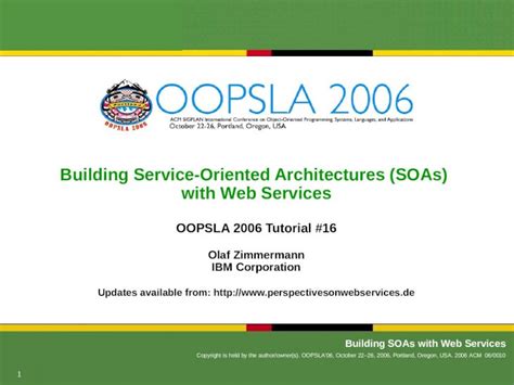 Ppt Building Soas With Web Services Dokumentips