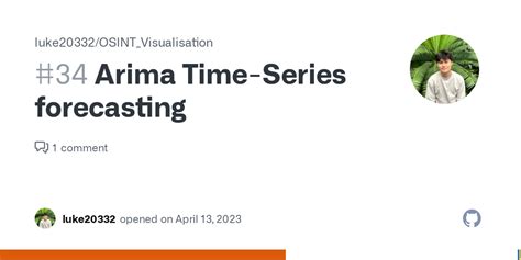 arima time series forecasting · issue 34 · luke20332 osint