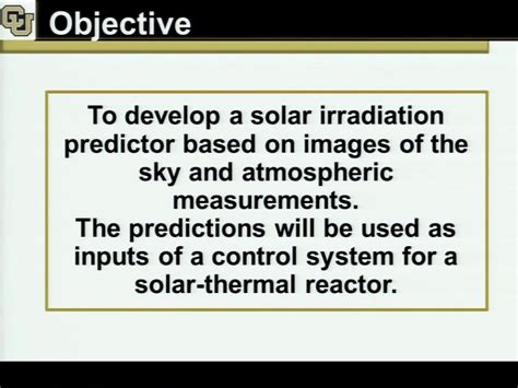 Vision Based Solar Irradiation Prediction For The Control Of Solar