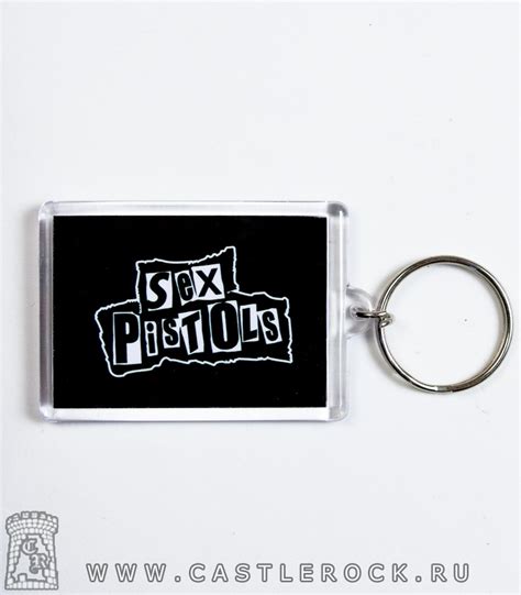 Брелок Sex Pistols лого флаг Великобритании — Брелоки — Рок магазин