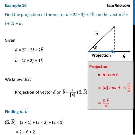 Finding The Projection Of A Vector Formula Examples Healthy Food Near Me