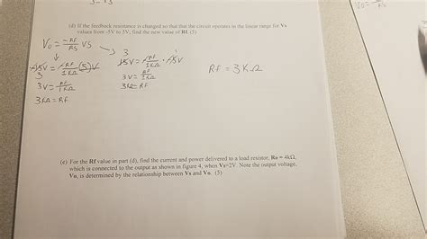 Solved Vcc OV Vo Vn 5 Rs Vcc Rf Ro Vs Figure 4 Chegg Com