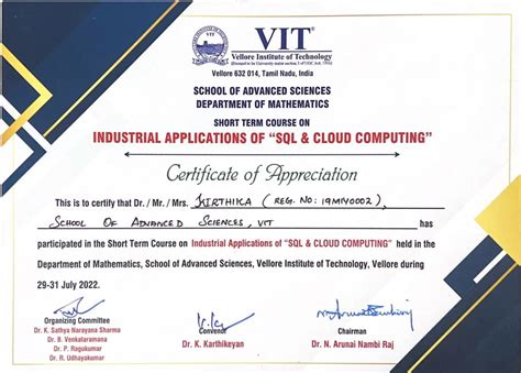 Kirthika Ravi On Linkedin Workshopcompletion Continuouslearning Newskills Certificate