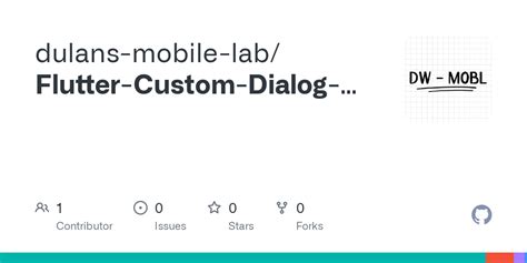 GitHub Dulans Mobile Lab Flutter Custom Dialog Box