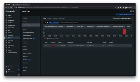 how to create website downtime alerts using new relic wiyre