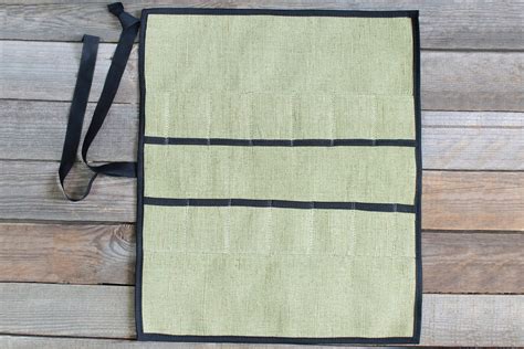Tool Roll Chisel Roll Tool Storage Canvas Tool Roll Chisels Etsy