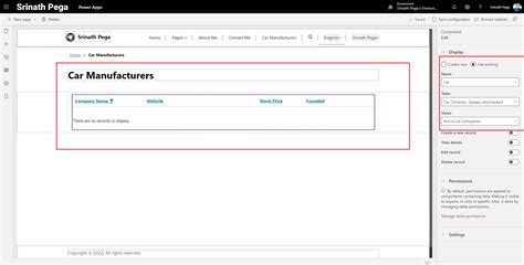 Power Apps Portal Entity List Part Srinath Pega