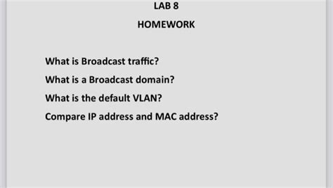 Solved What Is Broadcast Traffic What Is A Broadcast Do