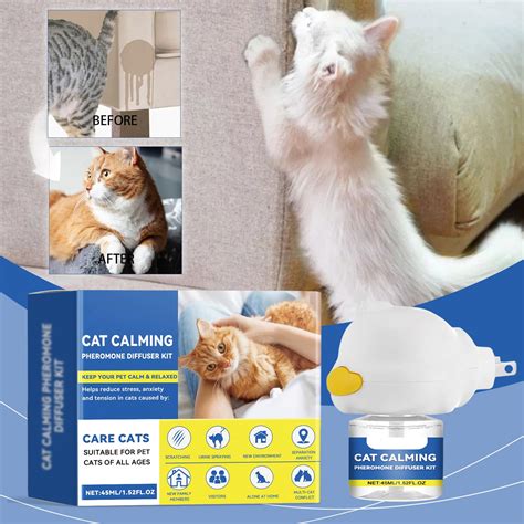 Cat Calming Diffuser Kit Plug In Pheromone Calming Diffuser For Cats
