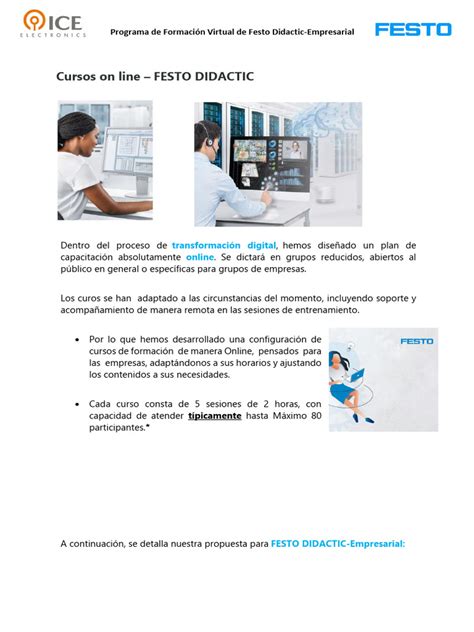 Cursos Festo Web Pdf Controlador Lógico Programable Chat En Linea