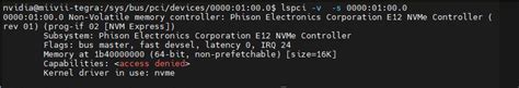 Why Is The Number Of PCIe NVMe Device BAR Spaces Different Beteen JetPack 4 6 And JetPack5 1