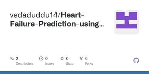 GitHub Vedaduddu14 Heart Failure Prediction Using Supervised Machine