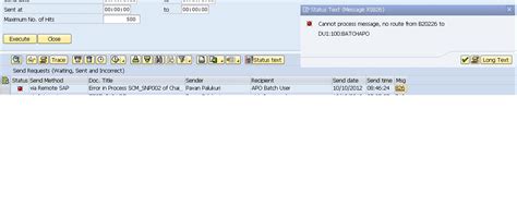 Solved Error In Sost Using Process Chain Central Alert Se Sap