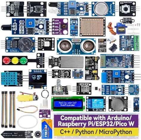 Kookye 16 In 1 Smart Home Sensor Modules Kit For Arduino