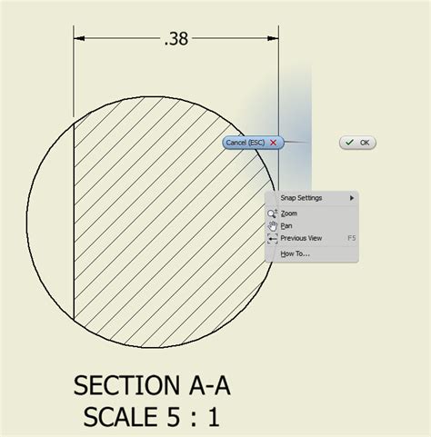 Solved Dimension To Circle Edge In Detail Drawing Autodesk Community