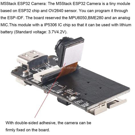 Esp32 카메라 모듈 Arduino 카메라라즈베리 파이 카메라 용ov2640 2 메가 픽셀 카메라유형 C 포트 및