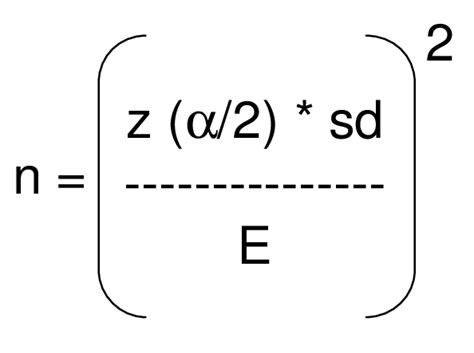 Confidence Interval Equation Download Scientific Diagram