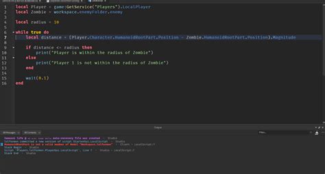 Zombie Player Detecting Range Scripting Support Developer Forum
